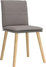 Jídelní židle 6 ks taupe textil 3315631