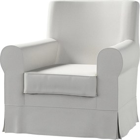 Potah na křeslo IKEA Ektorp Jennylund barva šedá látka pletený vzor