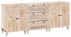 Servírovací skříň 3 ks 180 x 33,5 x 75 cm Bílá 3310071