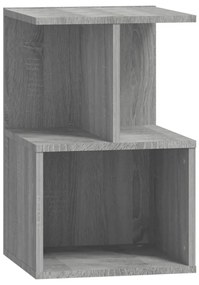 vidaXL Noční stolek šedý sonoma 35 x 35 x 55 cm kompozitní dřevo