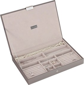 Krabička na šperky Stackers s poklicí supersize šedo-béžová