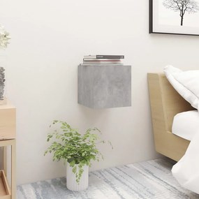 Noční stolek betonově šedý 30,5 x 30 x 30 cm kompozitní dřevo 3079718