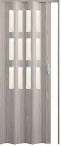 Luciana Shrnovací dveře, 730 × 2000 mm, borovice bílá, prosklené