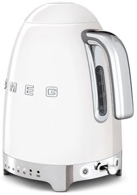 Bílá rychlovarná konvice z nerezové oceli 1,7 l Retro Style – SMEG