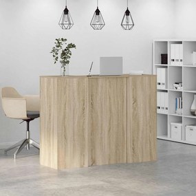 Recepční stůl dub sonoma 135x50x103,5 cm kompozitní dřevo 3324189