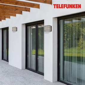 TF 321905TF TELEFUNKEN LED venkovní nástěnné svítidlo, voděodolné a prachotěsné, kostka, černá/bílá - BRILONER