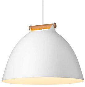 Závěsná lampa Århus bílá/přírodní Rozměry: Ø  40 cm, výška 30 cm