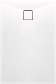 Deante Correo, obdélníková granitová sprchová vanička 120x90x3, 5 cm, bílá matná, DEA-KQR_A43B