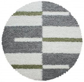 Ayyildiz Kusový koberec GALA 2505, Zelená Rozměr koberce: 120 cm KRUH