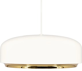 Závěsná lampa Hazel 40 cm bílá