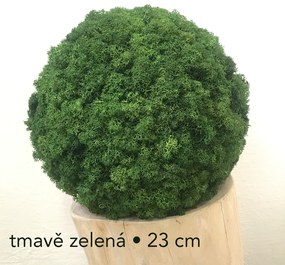 Mechová koule | sobí mech Barva lišejníku: tmavě zelená, Průměr: ø 23 cm