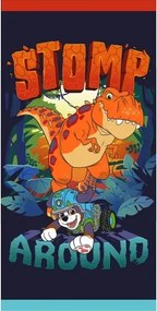 Carbotex osuška Tlapková Patrola Ve Světě Dinosaurů 70x140 cm