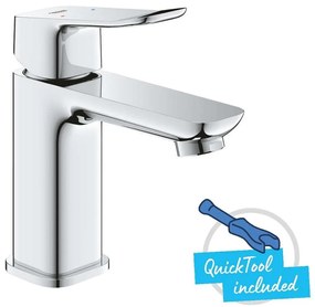 Grohe Dice - Umyvadlová baterie s výpustí Push-Open, chrom 1018570000