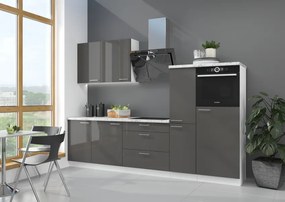 Kuchyňská skříňka LARA šedá 60 NAGU-36 1F