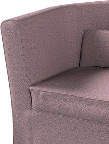 Potah na křeslo IKEA Ektorp Tullsta barva růžová látka pletený vzor
