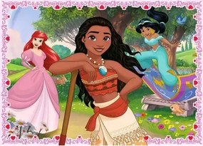 Ravensburger Disney: Princezny - 4x100 dílků / od 5 let