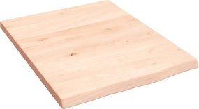 Koupelnová deska 40 x 50 x 2 cm neošetřené masivní dřevo 3155999