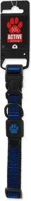 ACTIVE DOG Obojek Strong M modrý / Pro psy / Nylonový / 2x34-49 cm