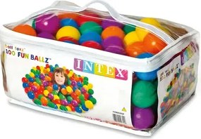 INTEX 49602 Míčky do bazénu a hracích koutů / 100 ks / průměr 6,5 cm /