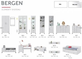 Regál BERGEN BE4 Meblar 50/190/40