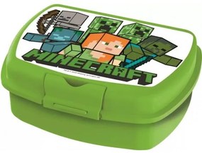 Star - Dětský box / krabička na svačinu Minecraft - Creeper / 16 x 12 x 5 cm