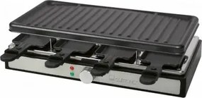 Clatronic RG 3757 stříbrná / Gril / 1400W / plocha 42 x 21 cm