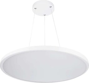 LED stropní světlo s dálkovým ovládáním Estela Low UGR - průměr 60 cm, bílá
