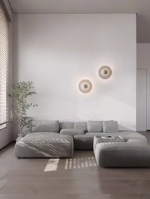 LED bluish šedé nástěnné svítidlo Edem