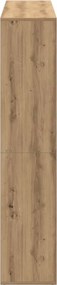 Knihovna dub artisan 137,5 x 29 x 137,5 cm kompozitní dřevo 3310297