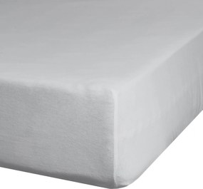 JERSEY PROSTĚRADLO 90X200 CM, VÝŠKA 25 CM ŠEDÁ