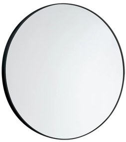 Gedy Zrcadlo kulaté v plastovém rámu ø 60cm, černá mat 6000
