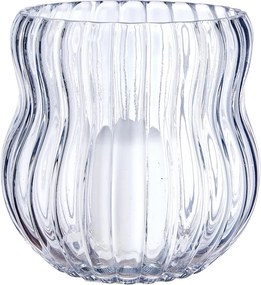 PEARL Lucerna skleněná 19 cm - čirá