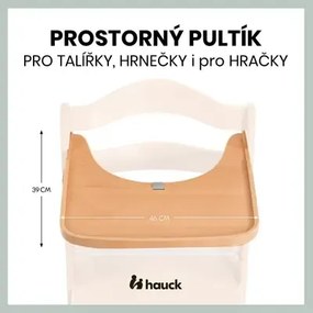Hauck Pultík dřevěný k židličce Alpha+, Natural