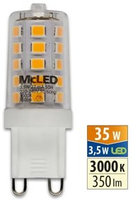 LED žárovka G9 McLED 3,5W (35W) teplá bílá (3000K) ML-326.003.92.0