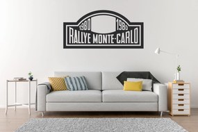 Lepy.cz Samolepka na zeď Rallye Monte Carlo Velikost (šířka x výška): 60x28cm, Barevná varianta: Černá