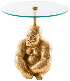 Noble Home Zlatý odkládací stolek Kong