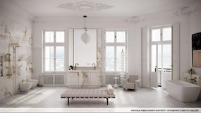 Deante Sprchová zástěna Walk-In Kerria Plus 100 cm - KTS 030P - bez vaničky