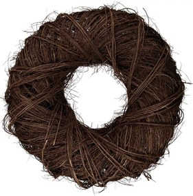 Masivní přírodní proutěný hnědý věnec Wreath XL - Ø 80*23 cm