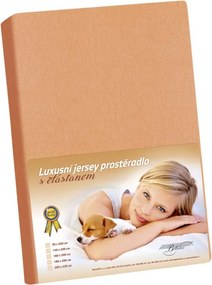 Bellatex Jersey LUX Oranžová 160x200 cm