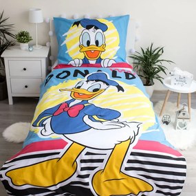 Jerry Fabrics Bavlněné povlečení 140x200 + 70x90 cm - Kačer Donald "03"