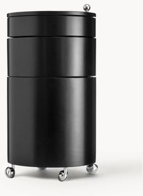 Kulatá skříňka na kolečkách Barboy, design Verner Panton