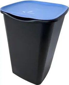 Belli e Forti odpadkový koš RECYCLING černý, modré víko / Odpadkový ko