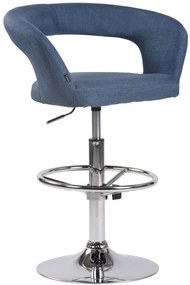 Bhm germany Barová židle Jaen, textil, modrá