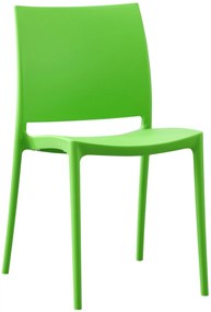 Plastová židle Meton - Zelená