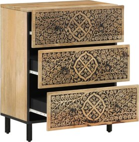 Odkládací skříňky 2 ks 60x33x75 cm masivní mangovníkové dřevo 3206305