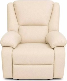 LuxuryForm DESIGN Televizní křeslo VELORA s polohováním - béžové