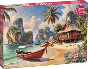 CHERRY PAZZI Puzzle Thajský ráj / 1000 dílků / 70 x 50 cm