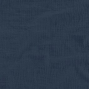 Mušelínové prodloužené povlečení Navy Velikost: 140 x 220 + 70 x 90