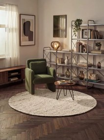 Koberec Ted Baker Bexley krémový / vícebarevný kruh