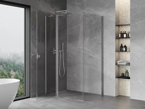 Mexen Mist T, sprchový kout s křídlovými dveřmi, 70 x 105 cm, 8mm čiré sklo, chromový profil, 8A4T-105-070-01-00